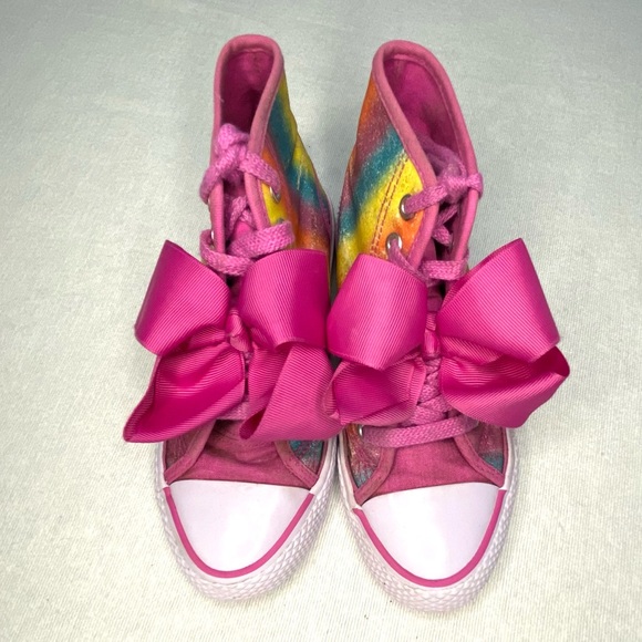 JoJo Siwa | Shoes | Jojo Siwa Glittering Rainbow High Top Shoes | Poshmark